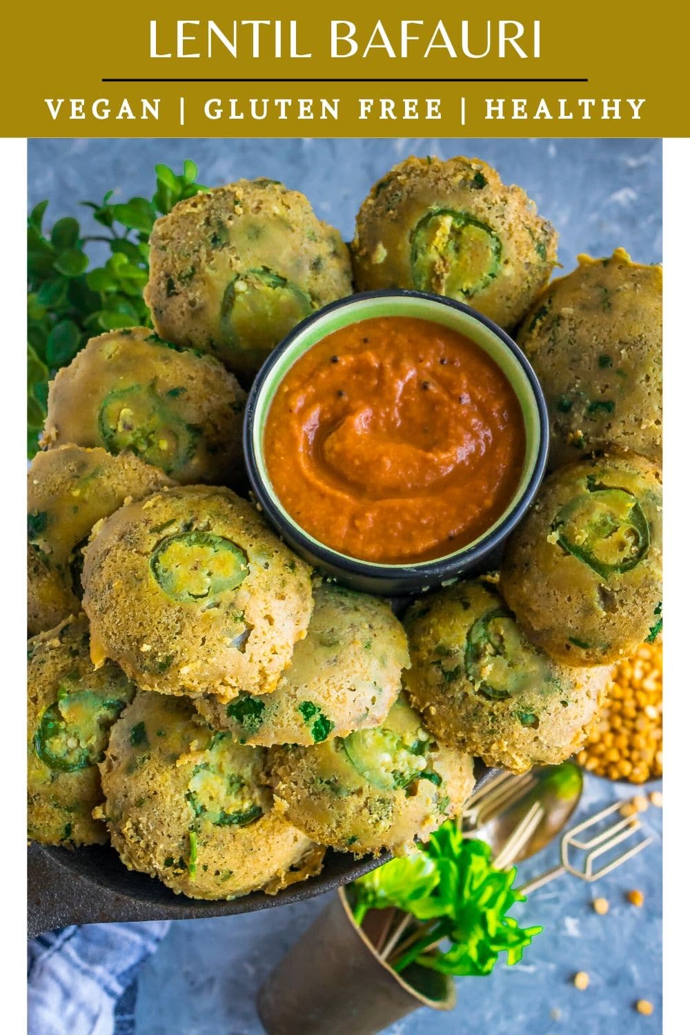 Steamed Bafauri - A Healthy Indian Vegan Snack Recipe