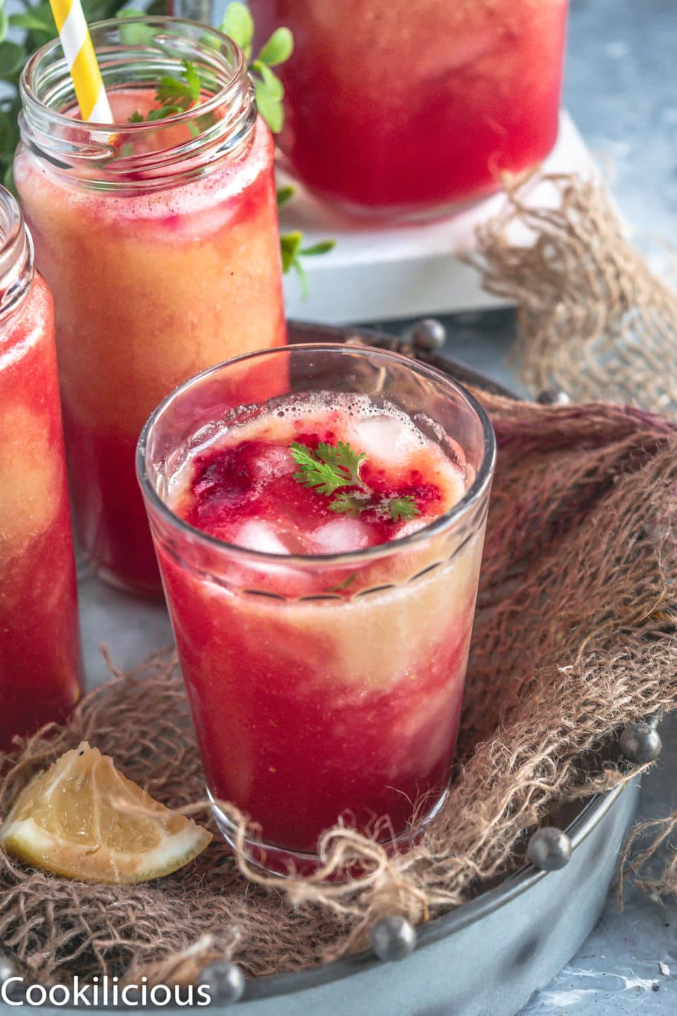 Fresh Guava & Watermelon Non Boozy Summer Drink