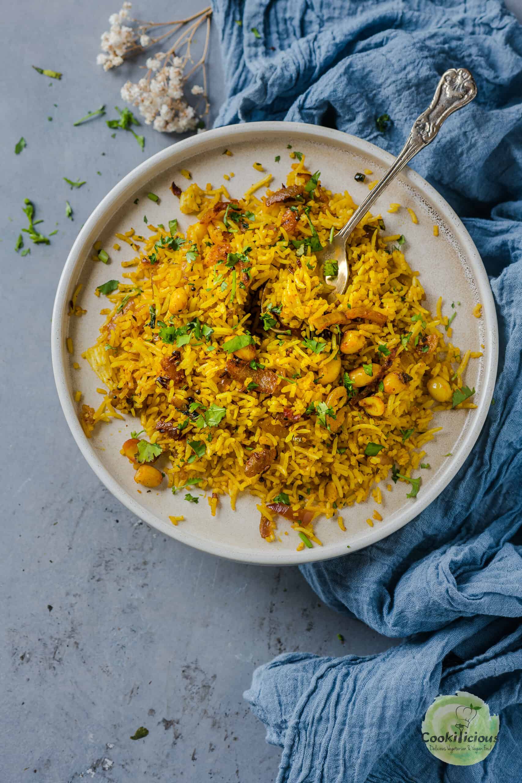 Seasoned Rice Recipe | Fodnicha Bhaat – Cookilicious