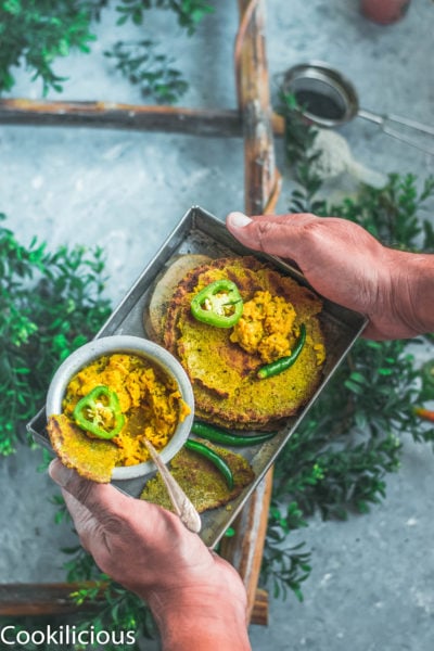 Gluten Free Bajra Jowar Bhakhri | Sorghum & Pearl Millet Flour Flatbread