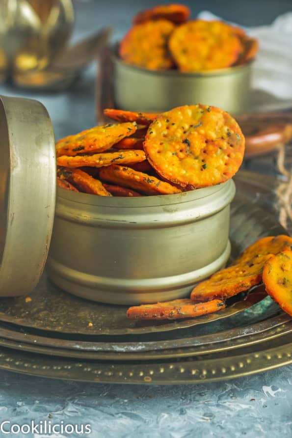 Indian Snacks - Cilantro Mathri Recipe – Cookilicious
