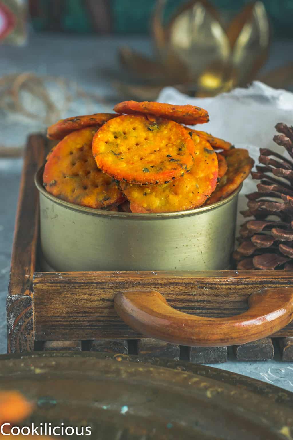 Indian Snacks - Cilantro Mathri Recipe – Cookilicious