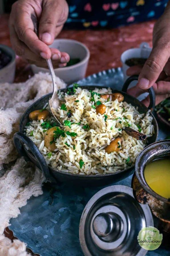 Jeera Rice In The Instant Pot | Cumin Rice – Cookilicious