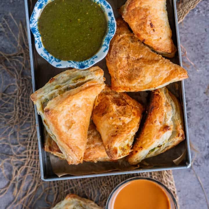Party-Ready Samosa Puff Pastry (Vegan Potato Puffs) – Cookilicious