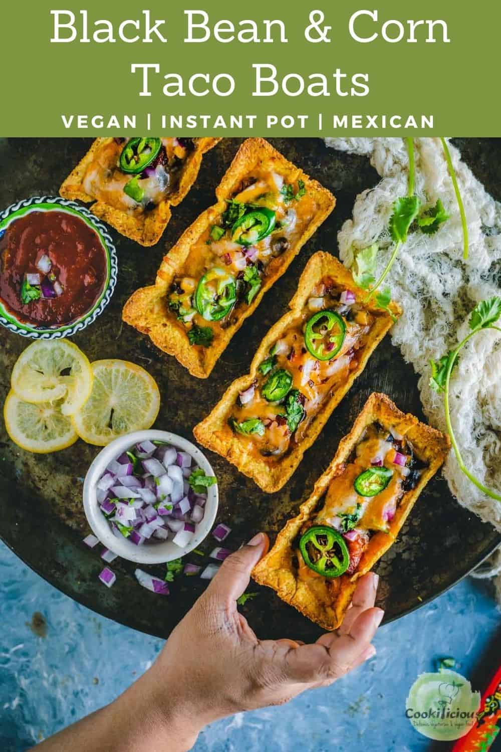 Vegan Taco Boats – Cookilicious