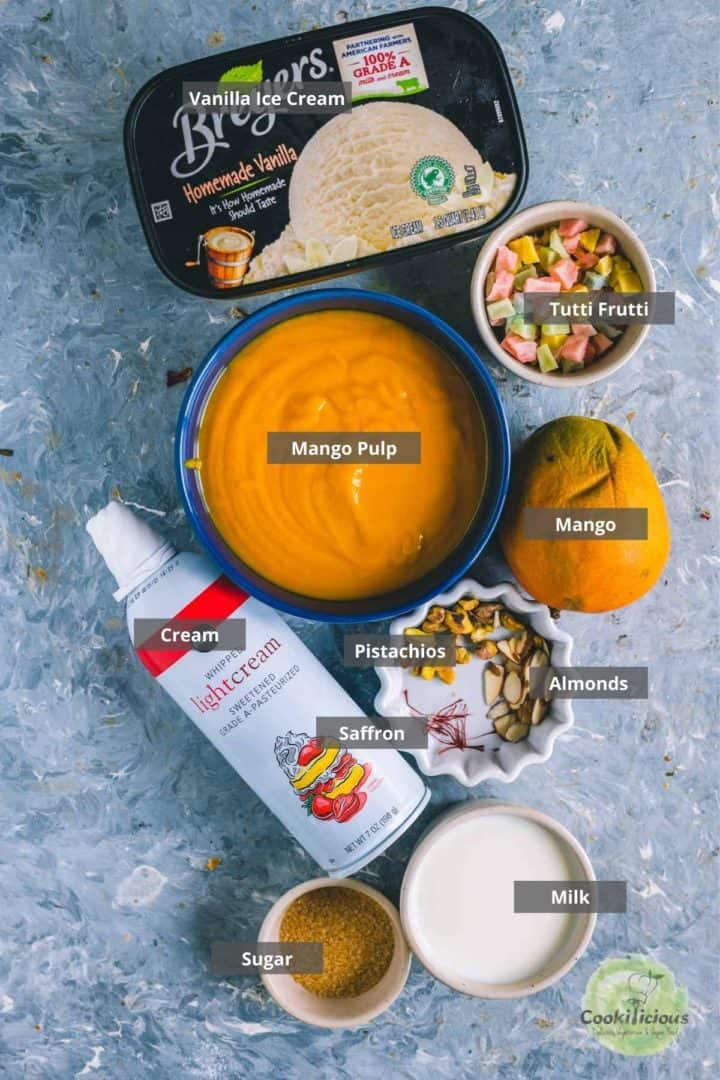 Mango Mastani | Indian Mango Milkshake – Cookilicious