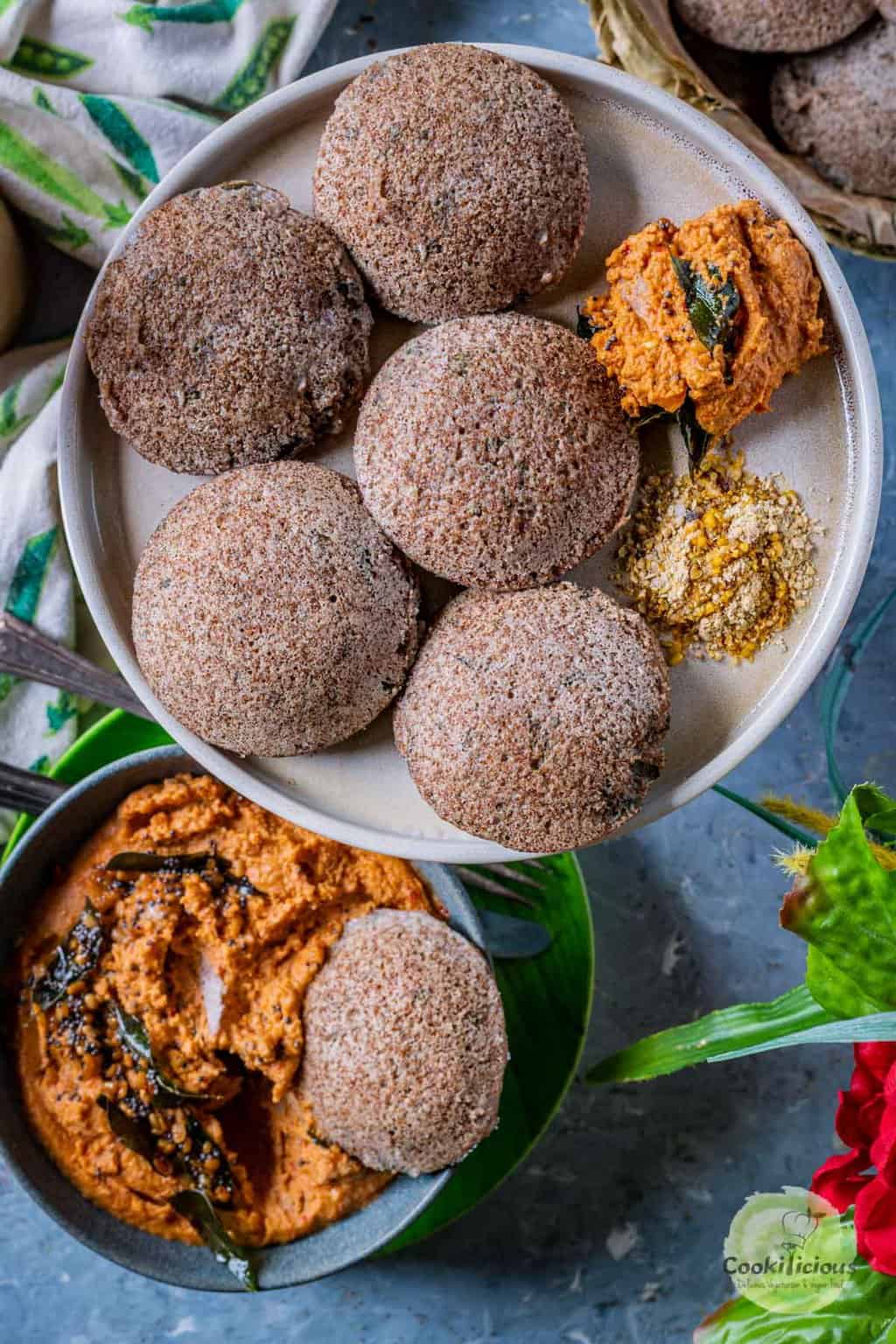Teff Idli With Beet Leaves | No Rice Idli – Cookilicious