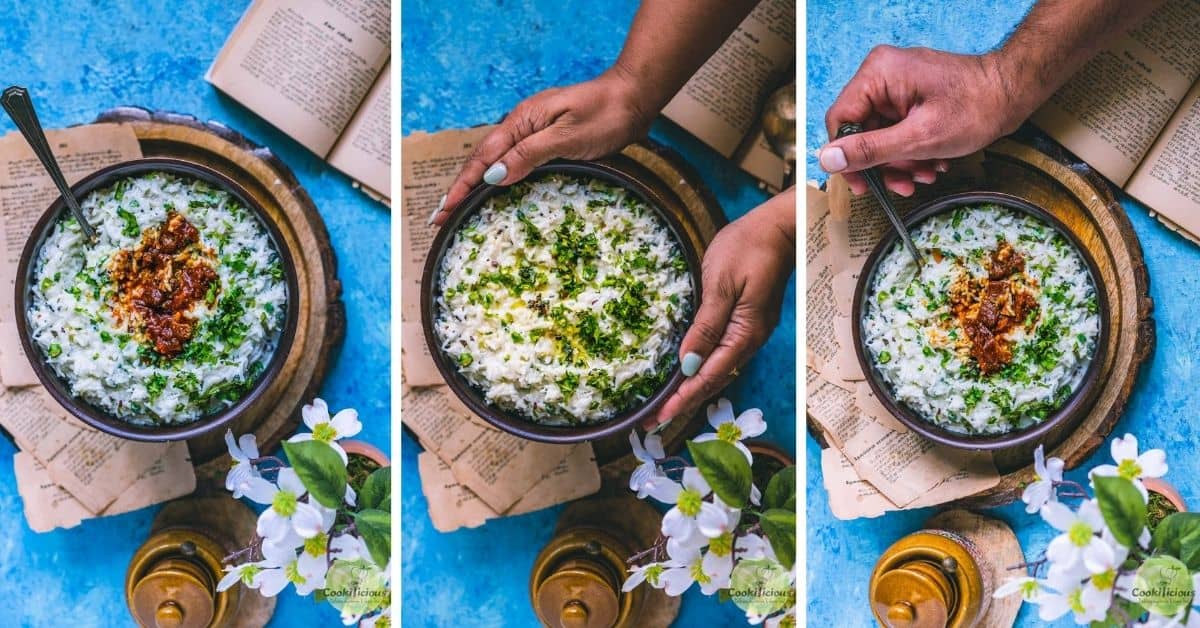 South Indian Curd Rice | Thayir Sadam (Yogurt Rice) – Cookilicious