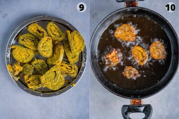 Patra Recipe | Alu Vadi | Colocasia Leaves Pinwheels – Cookilicious