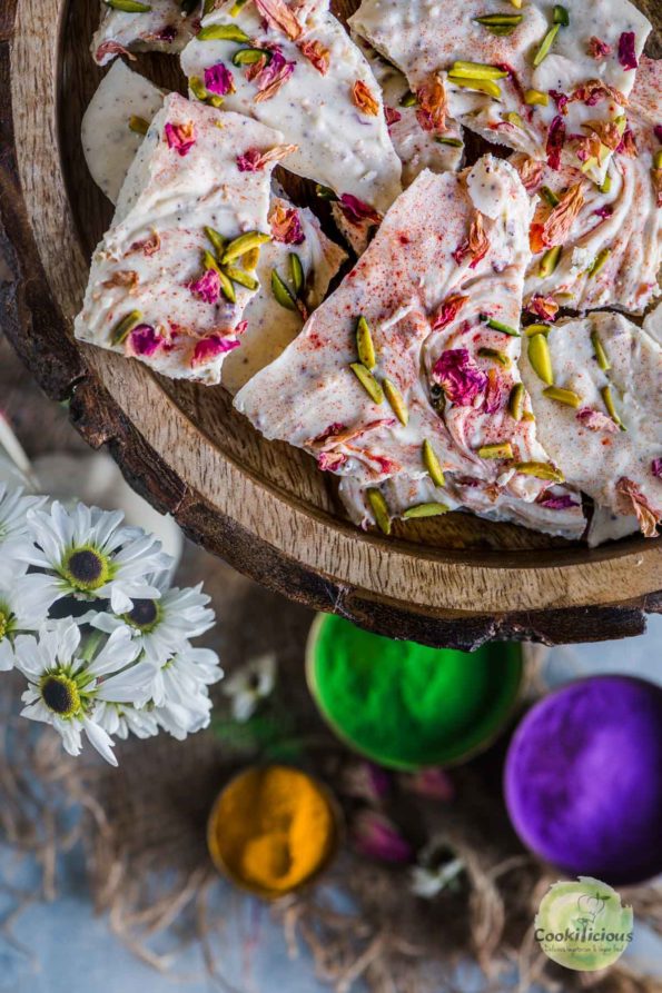 White Chocolate Thandai Bark Recipe – Cookilicious