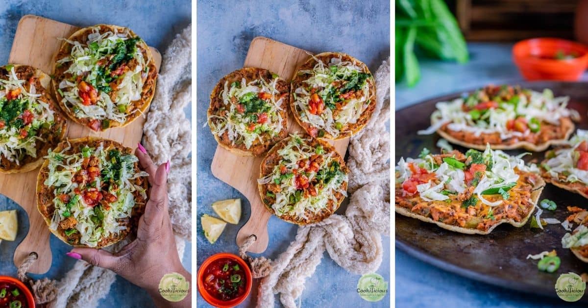 Vegan Black Bean Tostadas – Cookilicious