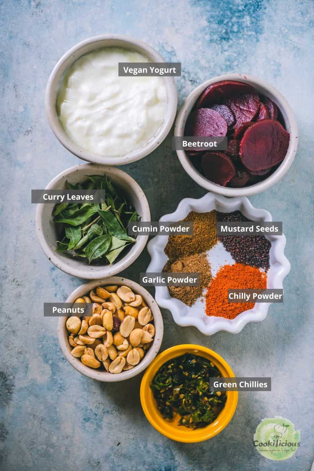 Beetroot Raita with Crunchy Peanut Tadka – Cookilicious