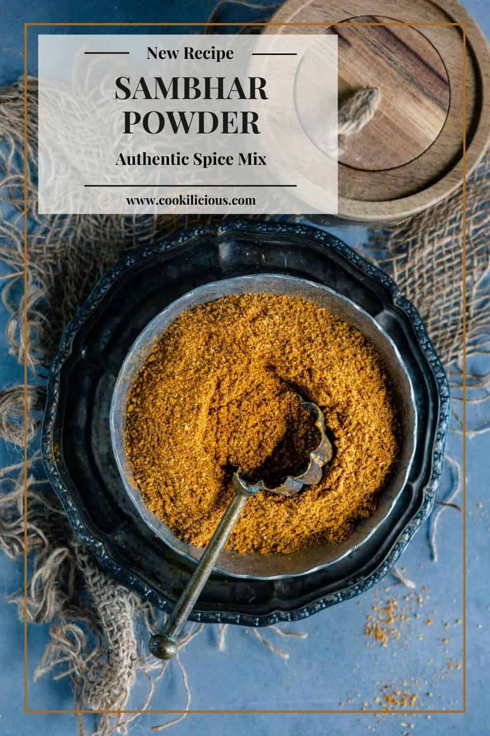 Authentic Iyer-Style Sambar Powder Recipe – Cookilicious