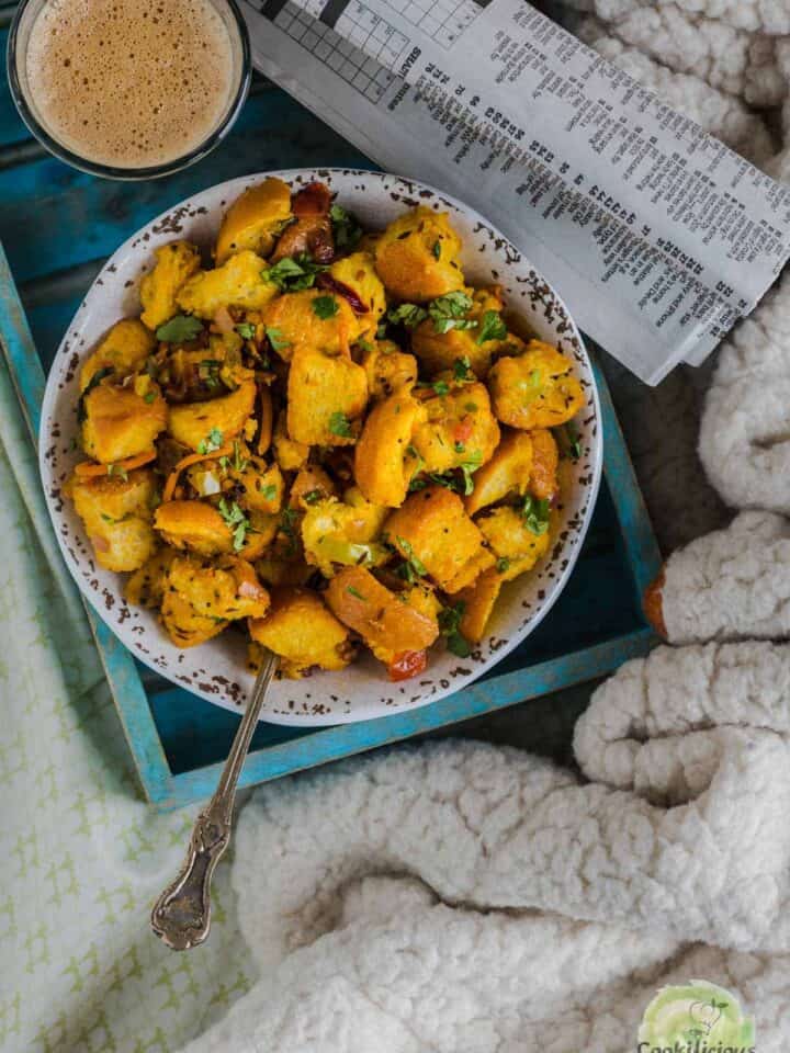 Puli Aval Upma | Tamarind Poha Recipe – Cookilicious