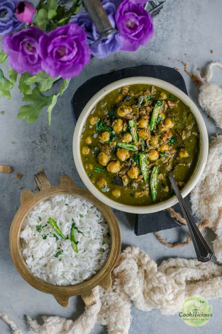 Chana Palak | Chickpea Spinach Curry – Cookilicious