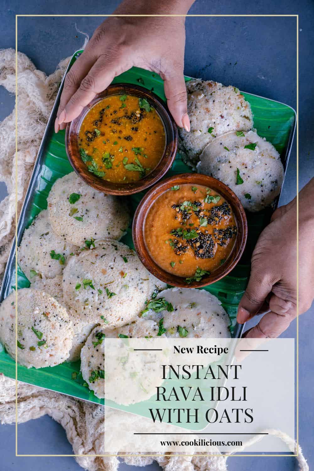 Rava Idli | Instant Oats Rava Idli – Cookilicious