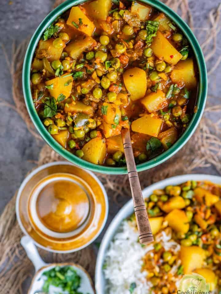 Matar Pulao | Vegan Green Peas Pulao – Cookilicious