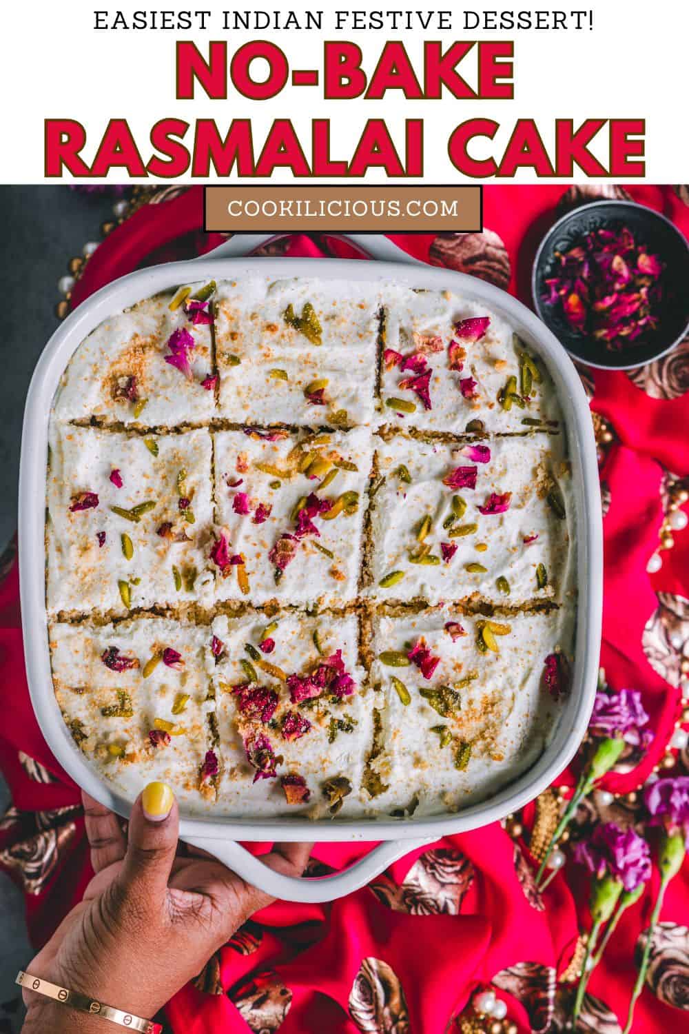 No-Bake Rasmalai Cake | Rasmalai Tres Leches – Cookilicious