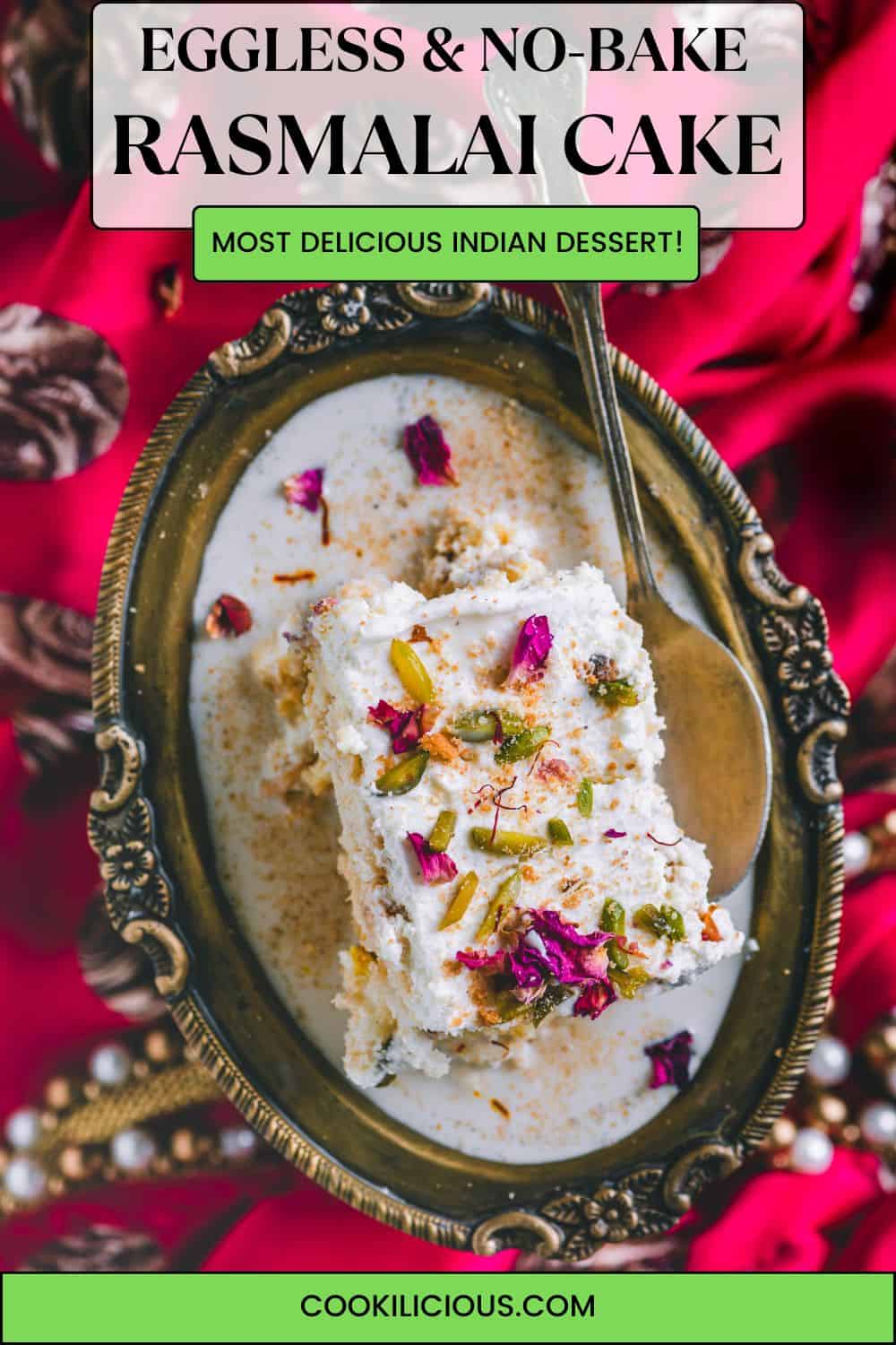 No-Bake Rasmalai Cake | Rasmalai Tres Leches – Cookilicious