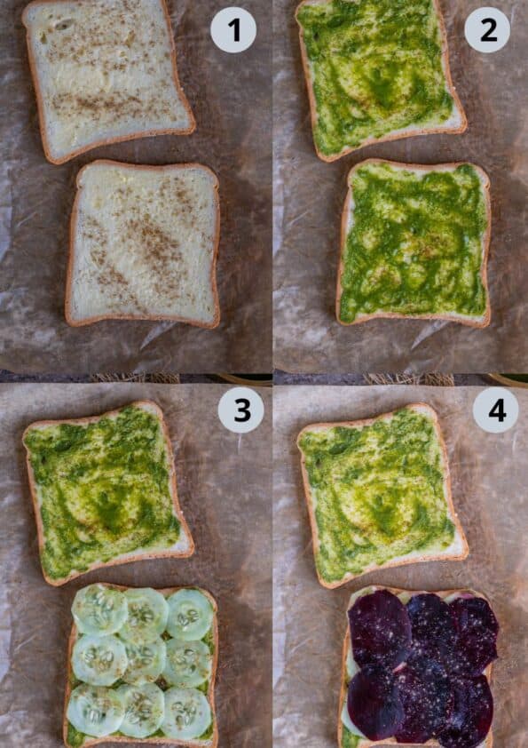 Bombay Vegetable Sandwich Recipe with Homemade Chutney – Cookilicious