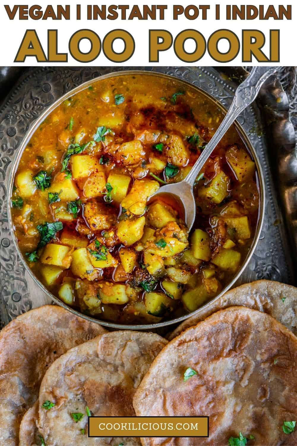 Rasedar Aloo Poori (Vegan Spiced Potato Curry) – Cookilicious