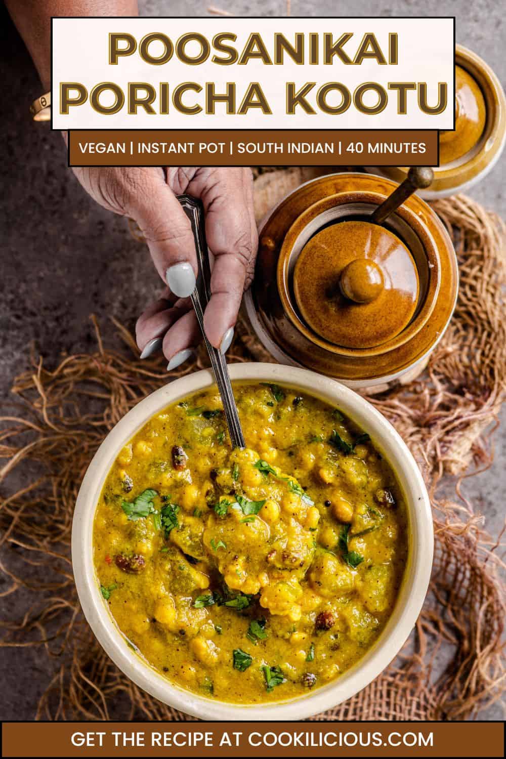 Instant Pot Poosanikai Kootu | Traditional White Pumpkin Curry ...
